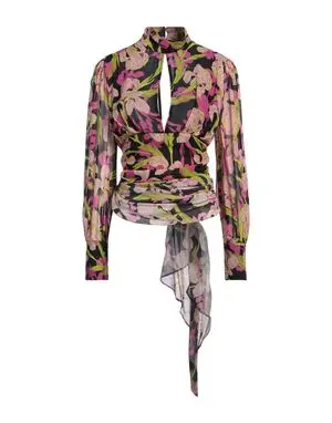 Pinko Crepe Floral-print Top