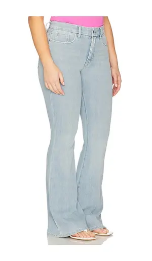 Good American Good Legs Flare Jeans - Blue