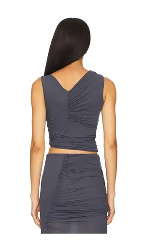 INDAH Ari Solid V Neck Top