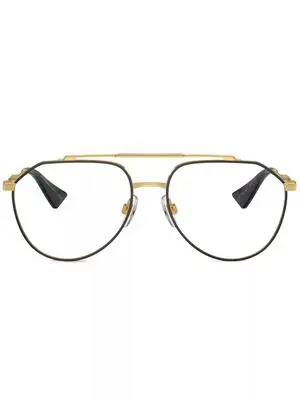 Dolce & Gabbana Pilot-frame Glasses - Gold