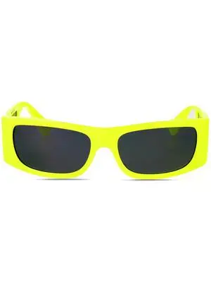 Versace Rectangle-frame Sunglasses - Yellow