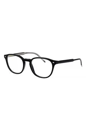 Giorgio Armani Round Frame Glasses - Black