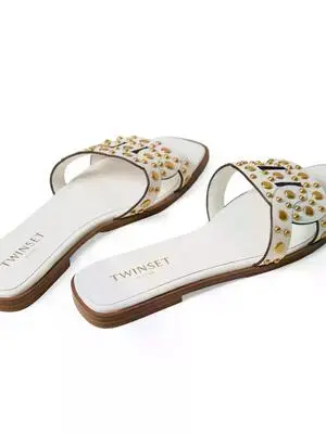 TWINSET Stud-embellished Slides