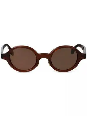 Giorgio Armani Round-frame Sunglasses - Brown