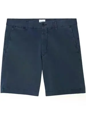 Closed Logo-patch Shorts - Blue