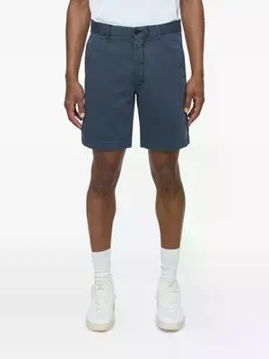 Closed Logo-patch Shorts - Blue