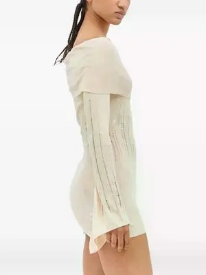 AYA MUSE Deva Mini Dress - Neutrals