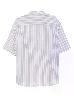 Attachment Striped Shirt