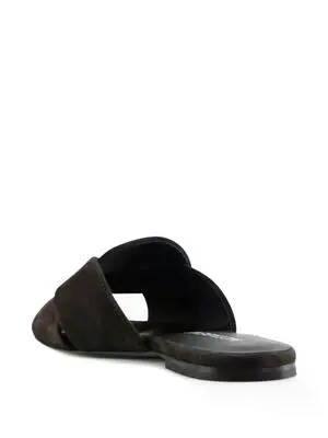 NOTABENE Fanny Twist-detail Slide Sandals