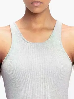 Victoria Beckham High Leg-cut Bodysuit - Grey