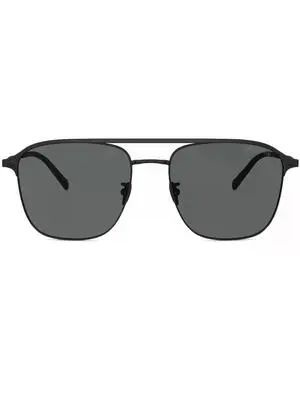 Giorgio Armani Logo-print Sunglasses - Black