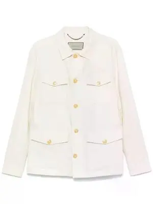 Canali Linen Shirt Jacket