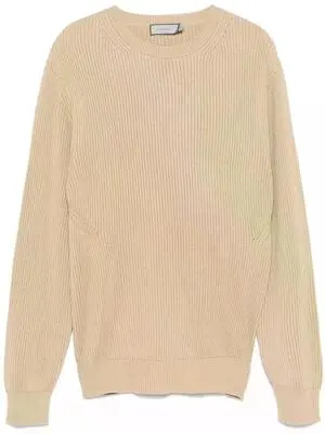 Canali Ribbed-knit Sweater - Brown