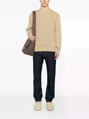 Canali Ribbed-knit Sweater - Brown