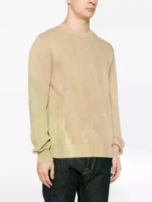 Canali Ribbed-knit Sweater - Brown