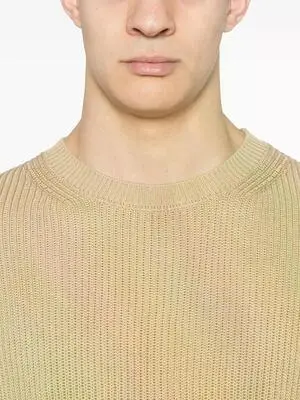 Canali Ribbed-knit Sweater - Brown