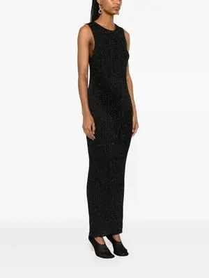 AKEP Lurex-detail Maxi Dress