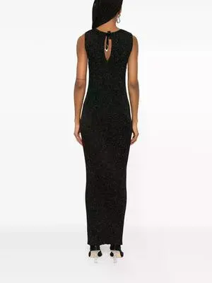 AKEP Lurex-detail Maxi Dress