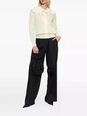 Comme Des Garçons Wool Cardigan With Detachable Collar