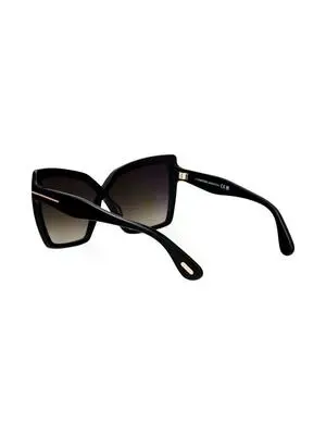 TOM FORD Fiore Sunglasses - Brown