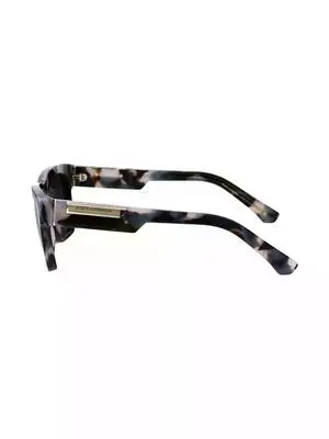 Dolce & Gabbana Logo-engraved Sunglasses - Black