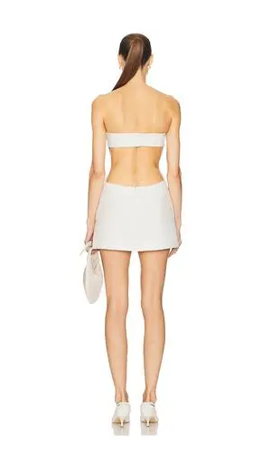 HELSA The Heavy Crepe Cut Out Dress