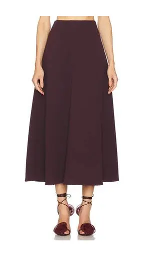 Crepe Midi Skirts