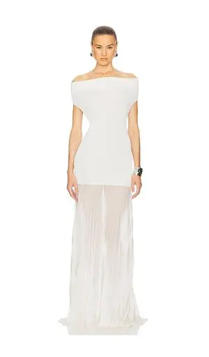 Helsa Jazzlyn Maxi Knit Dress - Ivory