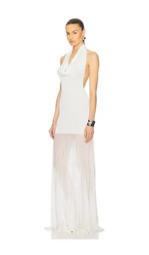 HELSA Jazzlyn Maxi Knit Dress - Ivory