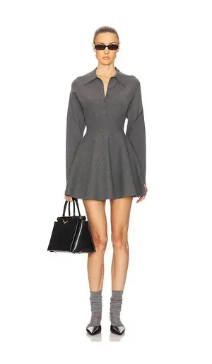 HELSA Saffron Mini Knit Dress