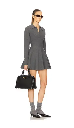 HELSA Saffron Mini Knit Dress