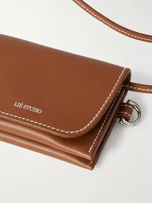 Lié Studio Stella Leather Wallet - Brown