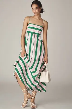 ASTON STUDIO Rue Square-neck Maxi Dress