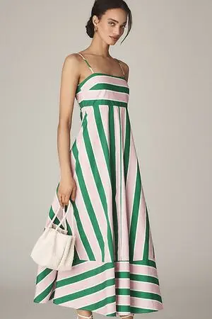 ASTON STUDIO Rue Square-neck Maxi Dress