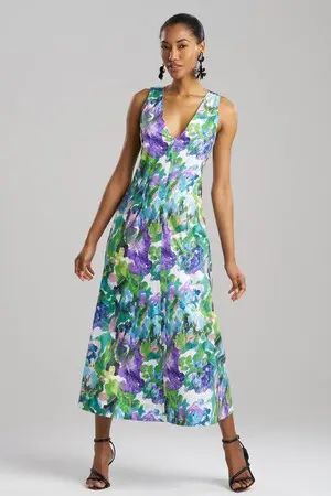 Natori Ayame Cotton Maxi Dress