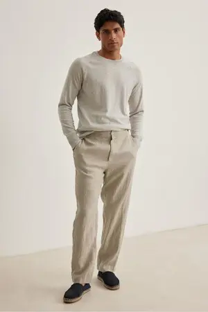 Velvet By Graham & Spencer Lennon Linen Pant