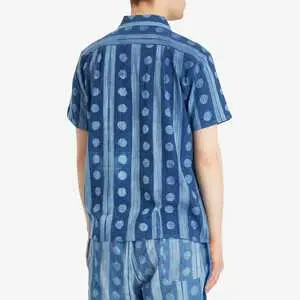 KARDO Chintan Shibori Dye Vacation Shirt - Blue