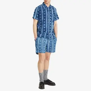 KARDO Chintan Shibori Dye Vacation Shirt - Blue