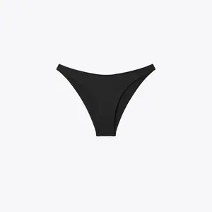 Tory Burch High-cut Bikini Bottom - Black