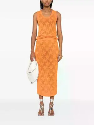 AKEP Star-jacquard Maxi Skirt
