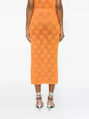 AKEP Star-jacquard Maxi Skirt