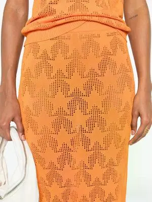AKEP Star-jacquard Maxi Skirt