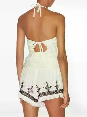 MARANT ETOILE Araliane Halterneck Top - White