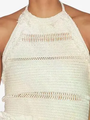 MARANT ETOILE Araliane Halterneck Top - White
