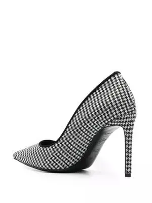 GINISSIMA 85mm Houndstooth Pumps