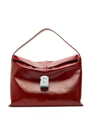 Gcds Large Leather Comma Bag