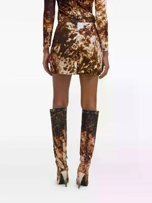 Roberto Cavalli Appaloosa-print Mini Skirt