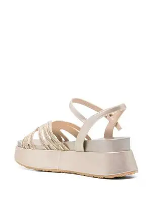 Liu Jo Chain-link Flatform Sandals
