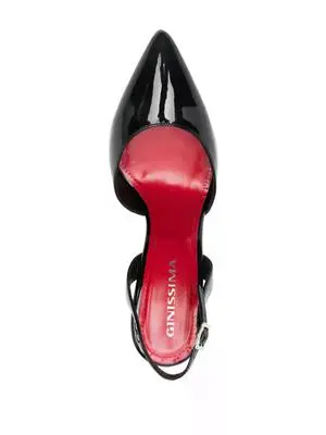 GINISSIMA 110mm Alice Pumps - Black