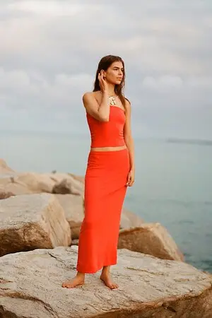 Women's Orange Suits
